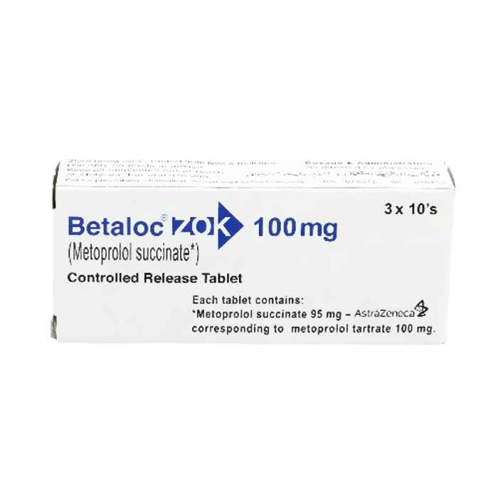 BETALOC ZOK 100MG TAB - Buy Online at HPharmacy
