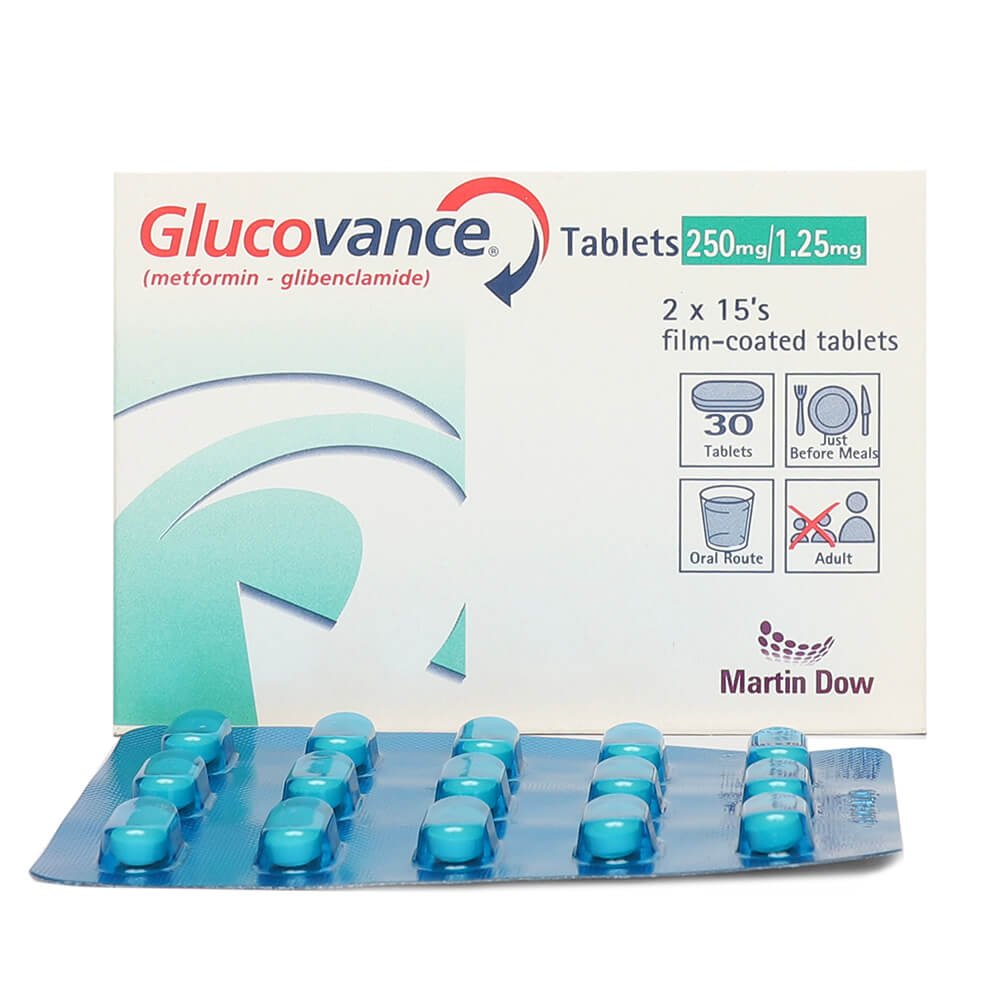 GLUCOVANCE 250/1.25MG TAB - Buy Online at HPharmacy